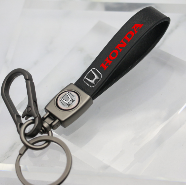 HONDA CAR LEATHER KEY CHAIN – BKW Gears